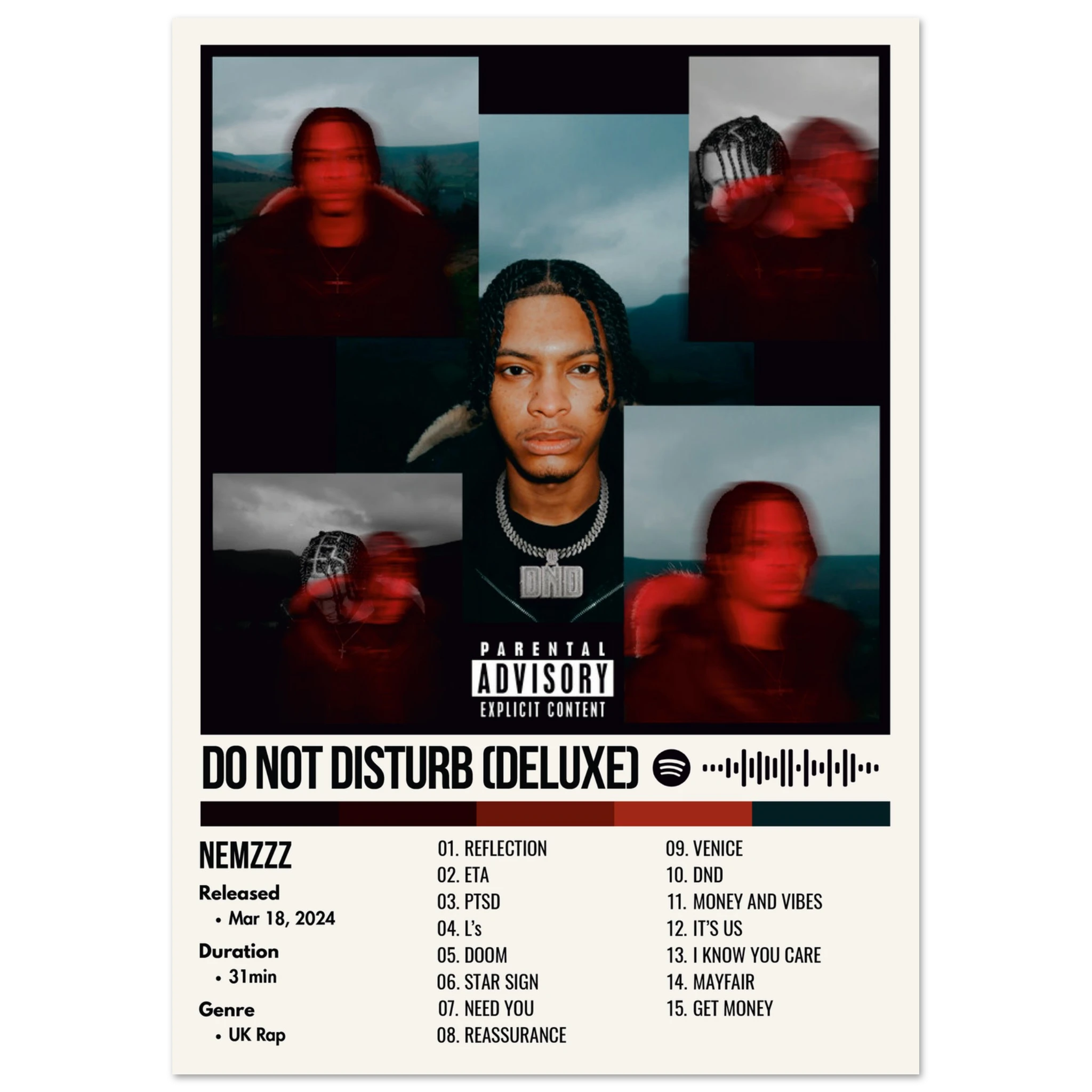 DO NOT DISTURB (DELUXE) | Nemzzz – OzAlbum Posters